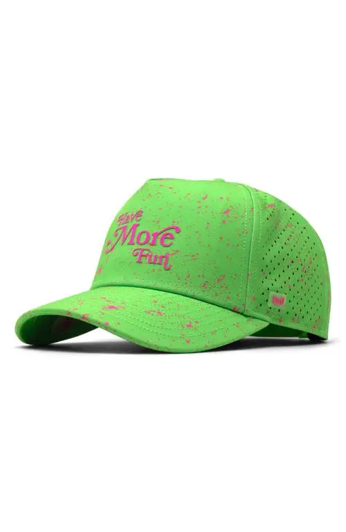 MELIN Odysea Neon Drip Hydro Performance Trucker Cap - Slime