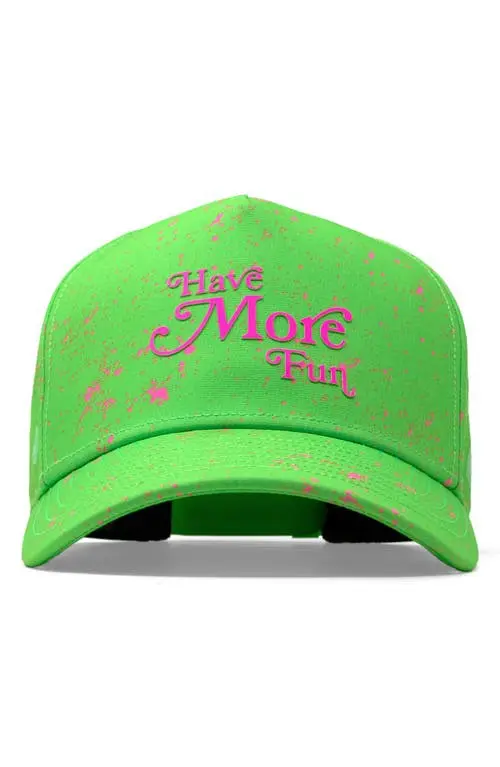 MELIN Odysea Neon Drip Hydro Performance Trucker Cap - Slime