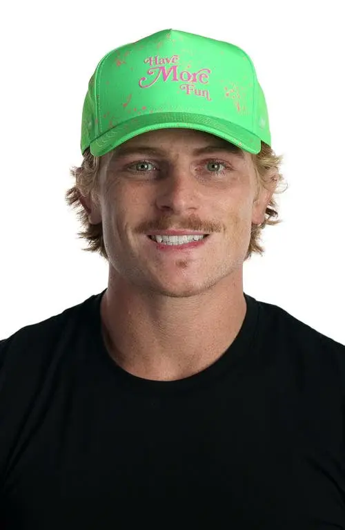 MELIN Odysea Neon Drip Hydro Performance Trucker Cap - Slime