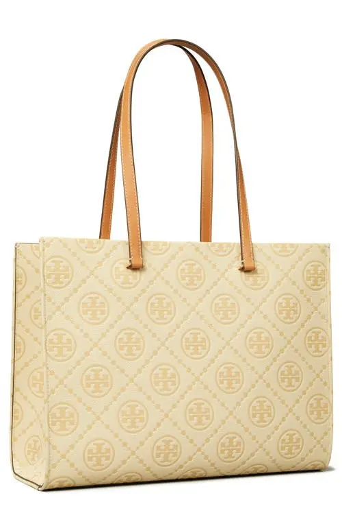 Tory Burch T Monogram Debossed Leather Tote