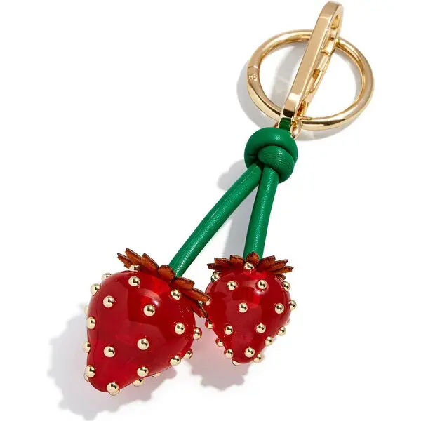Baublebar Strawberry Bag Charm - Red