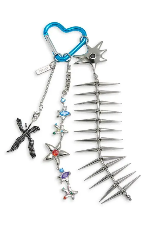 Collina Strada Mixed Media Heart Charm - Mariposa Multi