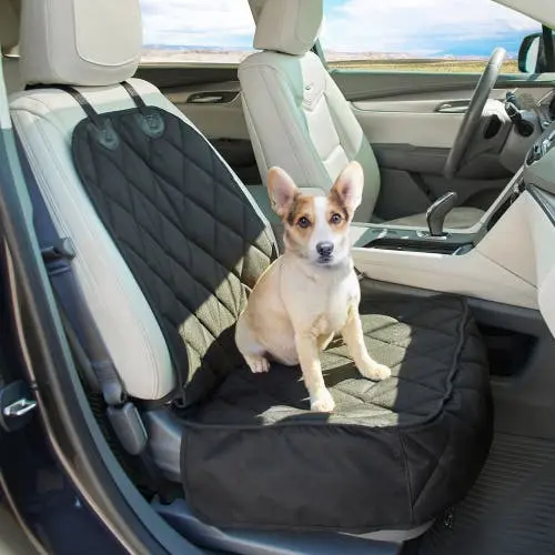 JESPET Quilted Pet Front Car Seat Cover