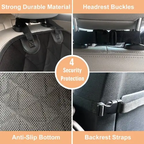 JESPET Quilted Pet Front Car Seat Cover