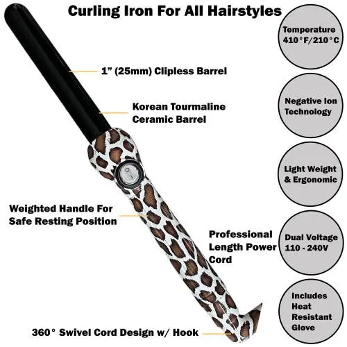 JOSE EBER Clipless Curling Iron