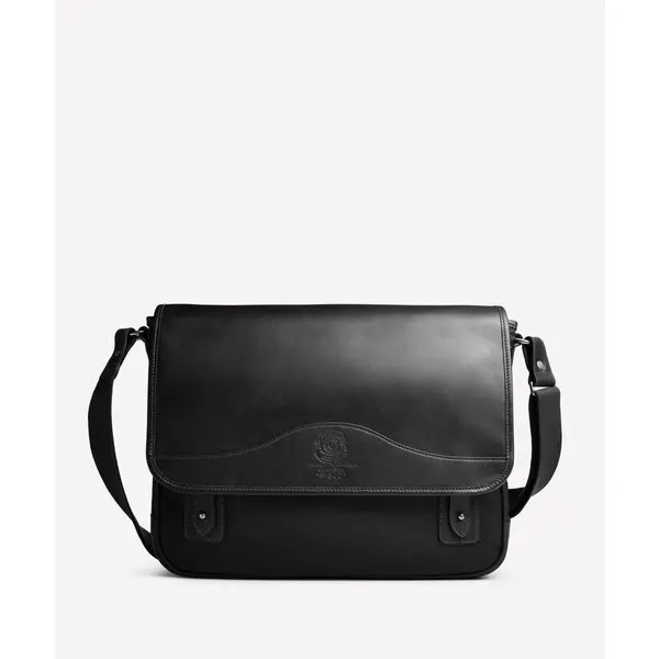 Ghurka Chelsea No. 306 Messenger Bag - Black Nylon & Leather