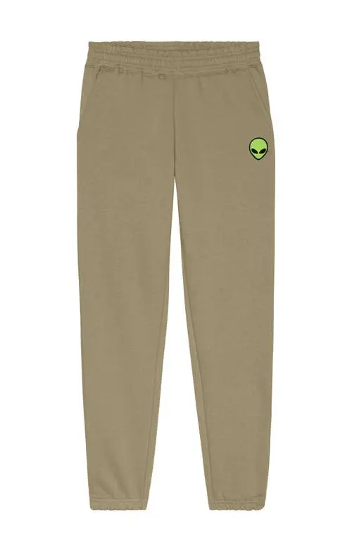 DALIX Alien Heavyweight Fleece Sweatpant - Beige