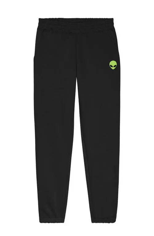 DALIX Alien Heavyweight Fleece Sweatpant - Black