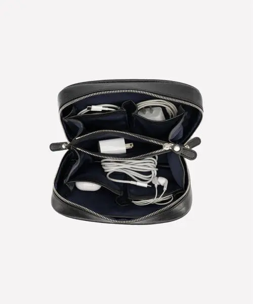 Ghurka Utility Case No. 305 - Vintage Black Leather