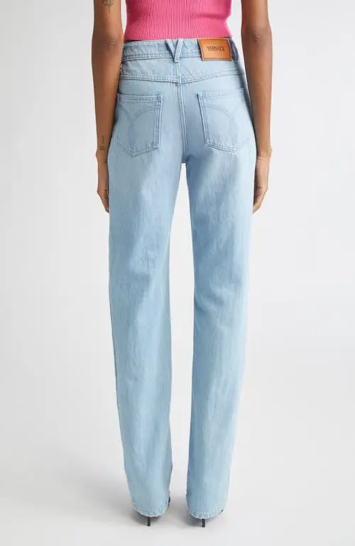 Versace Embellished Straight-leg Jeans