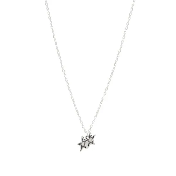 TWOJEYS Tilted Star Pendant Necklace