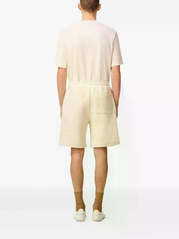 AMI Paris Curly Fleece Cotton Shorts