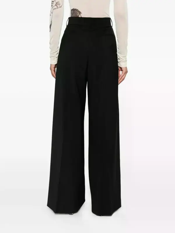 Sportmax Pleated Wide-leg Trousers