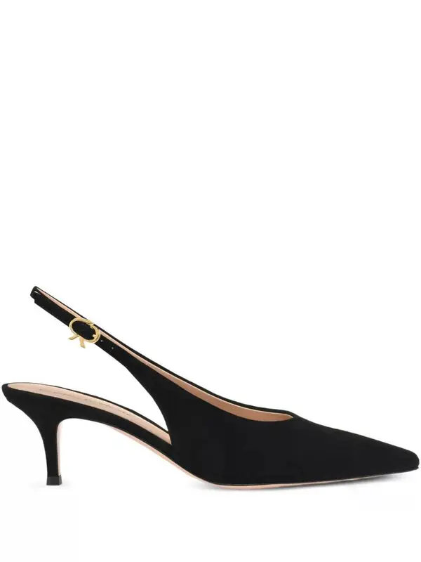 GIANVITO ROSSI 55mm Robbie Slingback Pumps - Black