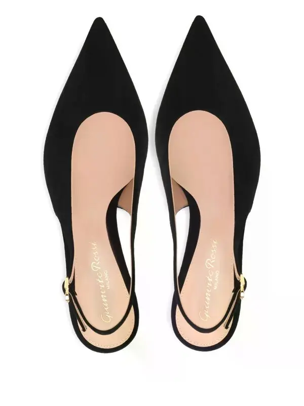 GIANVITO ROSSI 55mm Robbie Slingback Pumps - Black