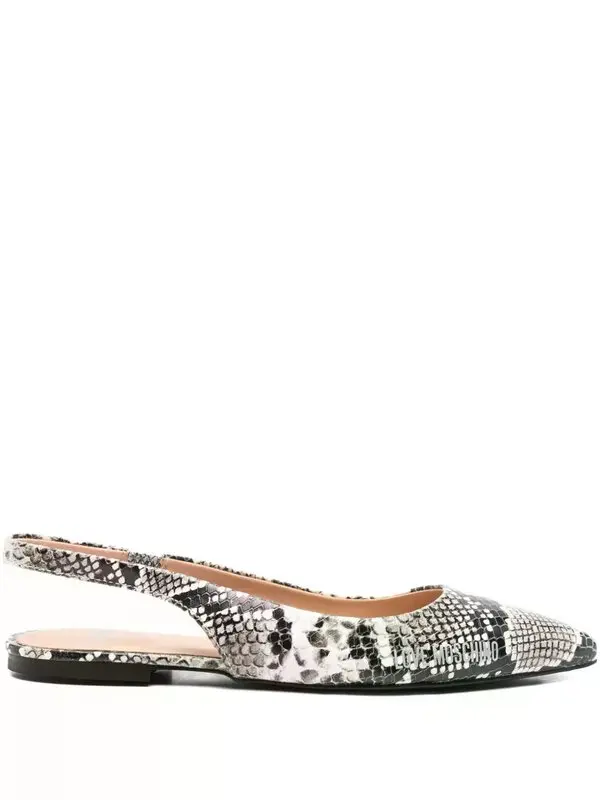 Moschino Slingback Ballet Flats