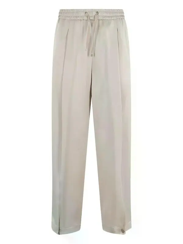 Herno Pleated Drawstring Pants - Neutrals