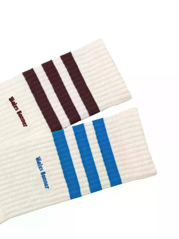 Adidas X Wales Bonner 3-stripes Socks - Blue