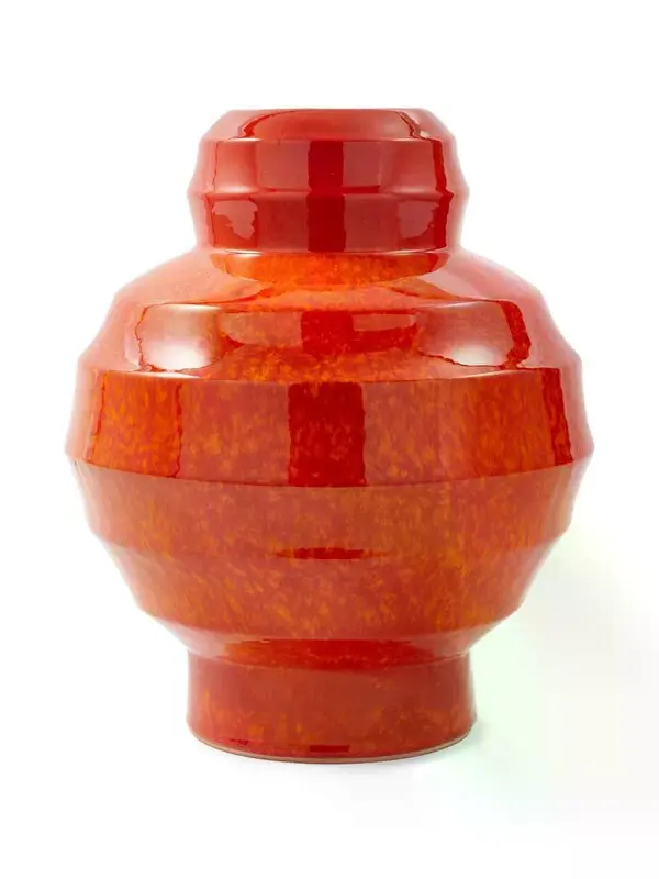 POLSPOTTEN Sumo Ceramic Vase - Orange