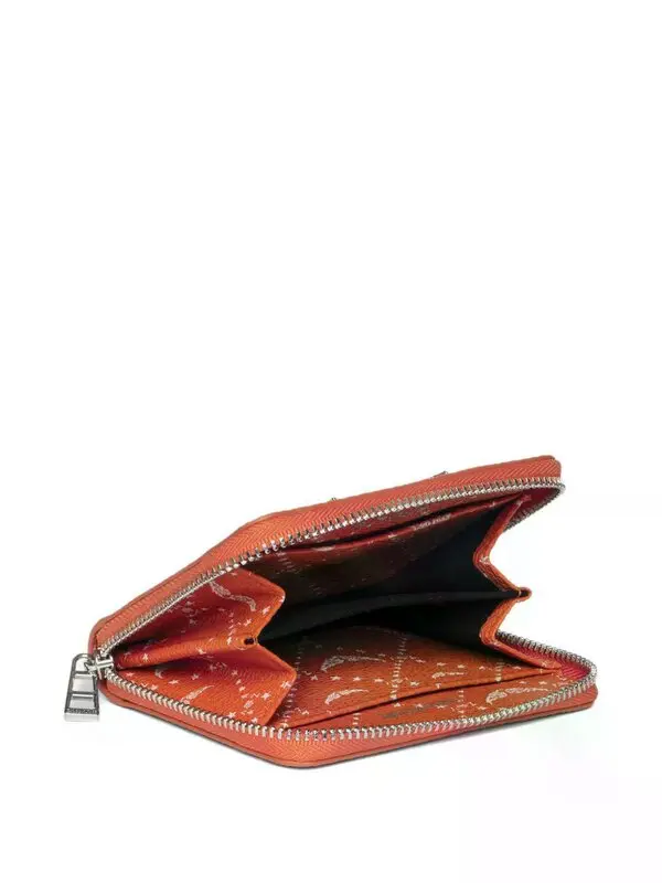 Zadig&Voltaire Monogram-print Wallet - Orange