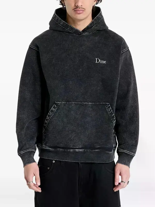 DIME Logo-embroidered Hoodie