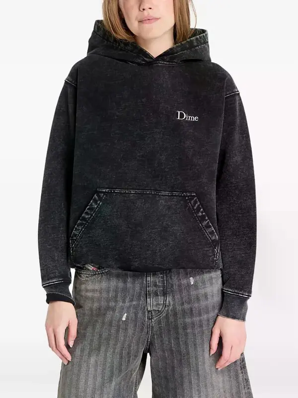 DIME Logo-embroidered Hoodie