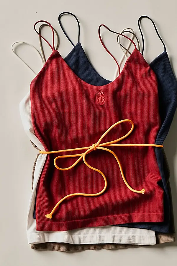 Free People Skinny Strap Tank - Auburn