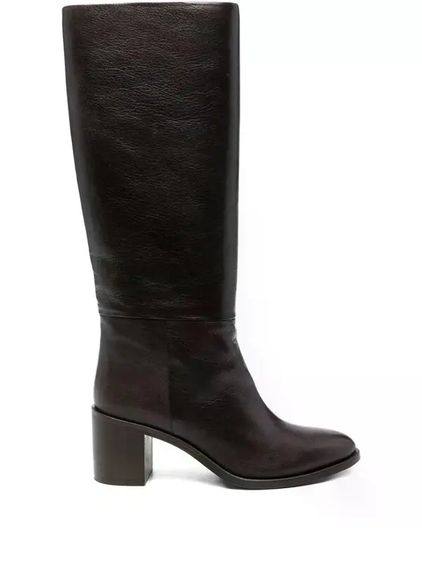 P.a.r.o.s.h 70mm Leather Knee-high Boots - Brown