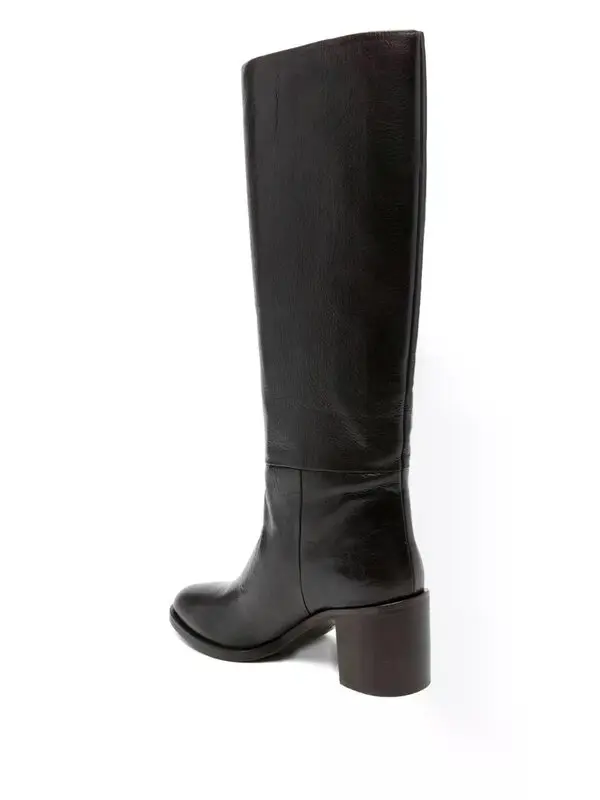 P.a.r.o.s.h 70mm Leather Knee-high Boots - Brown
