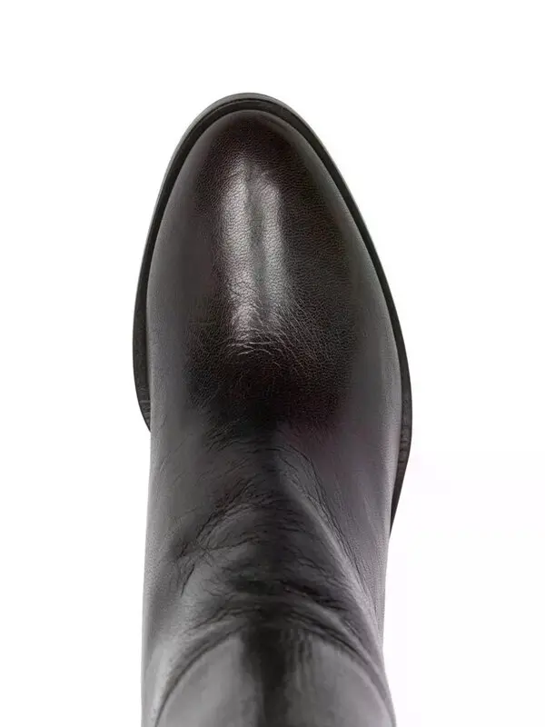 P.a.r.o.s.h 70mm Leather Knee-high Boots - Brown
