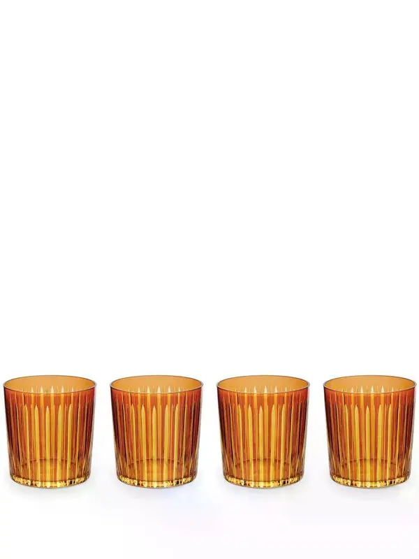 L'Objet Prism Old Fashioned Glasses - Orange