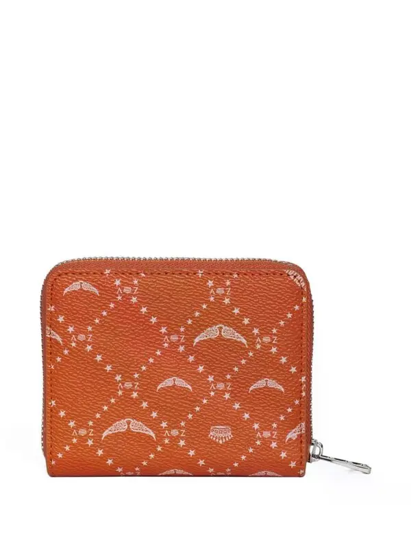Zadig&Voltaire Monogram-print Wallet - Orange