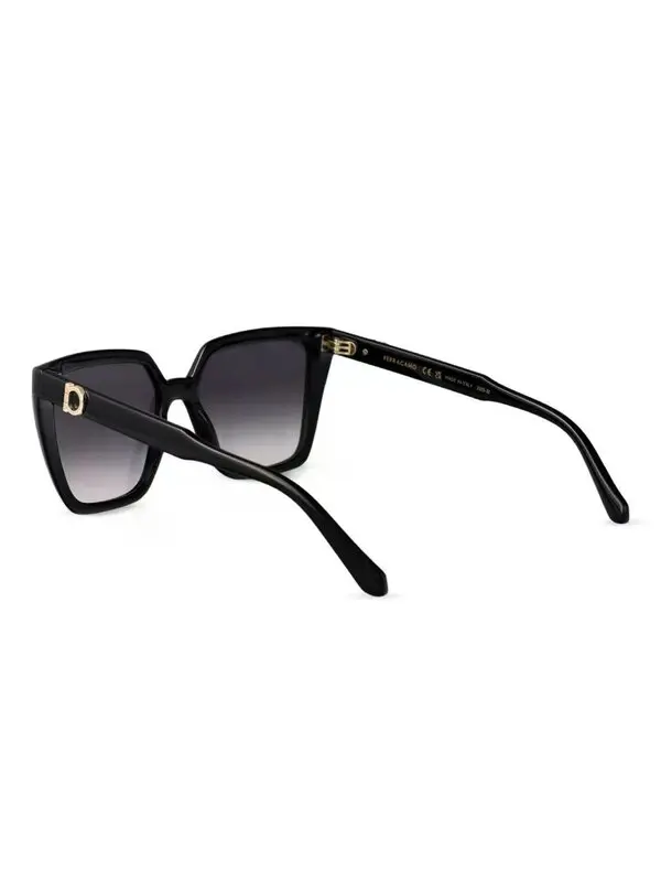 FERRAGAMO Geometric-frame Sunglasses