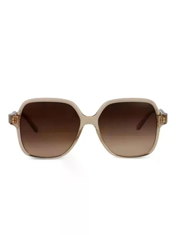 FERRAGAMO Square-frame Sunglasses - Neutrals