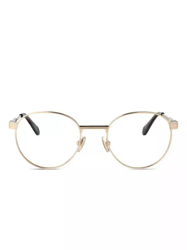 FERRAGAMO Round-frame Glasses - Gold