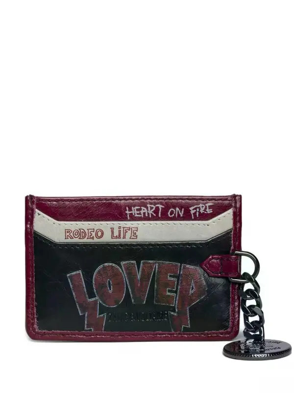 Zadig&Voltaire Sunny Pass Punk Cardholder - Black