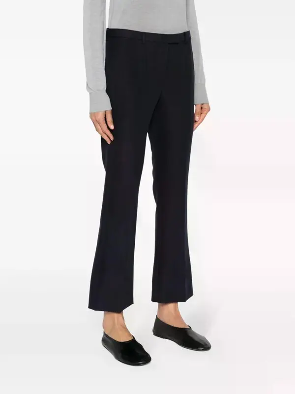 Max Mara Pressed-crease Flared Trousers