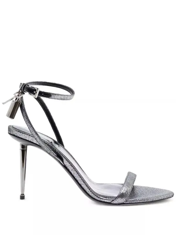 TOM FORD Metallic Heeled Sandals