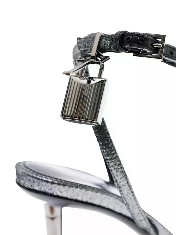 TOM FORD Metallic Heeled Sandals