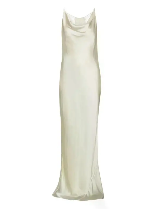 ROTATE BY BIRGER CHRISTENSEN Cowl-neck Lace-back Gown