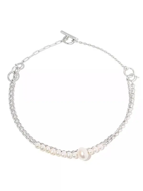 MARIA BLACK Lounge Sterling Pearl Necklace - Silver