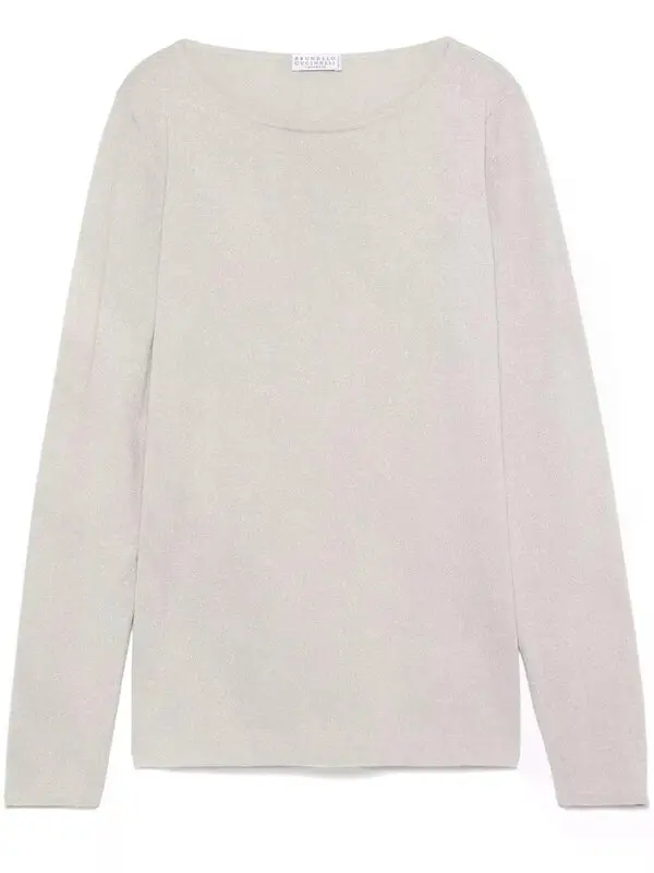 Brunello Cucinelli Lurex-detailing Cashmere-blend Sweater