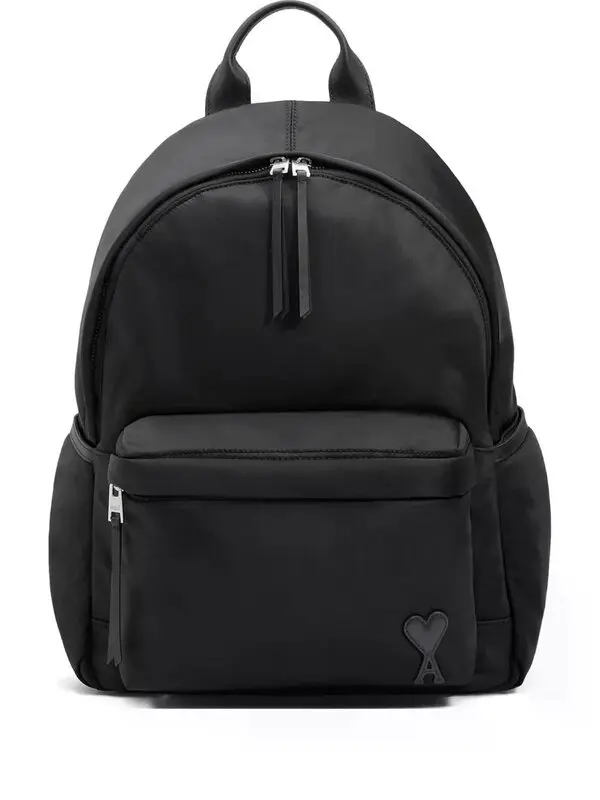 AMI Paris Marcel Backpack - Black