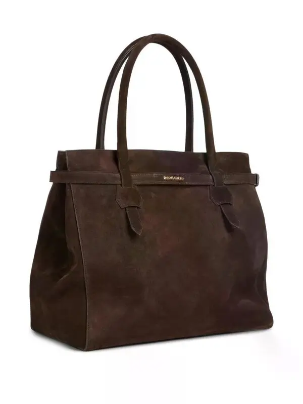 Dsquared2 Twin Shopping Tote Bag - Brown