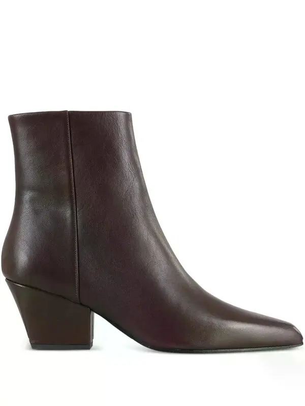 Paris Texas Jane Pointed-toe Ankle Boots - Brown