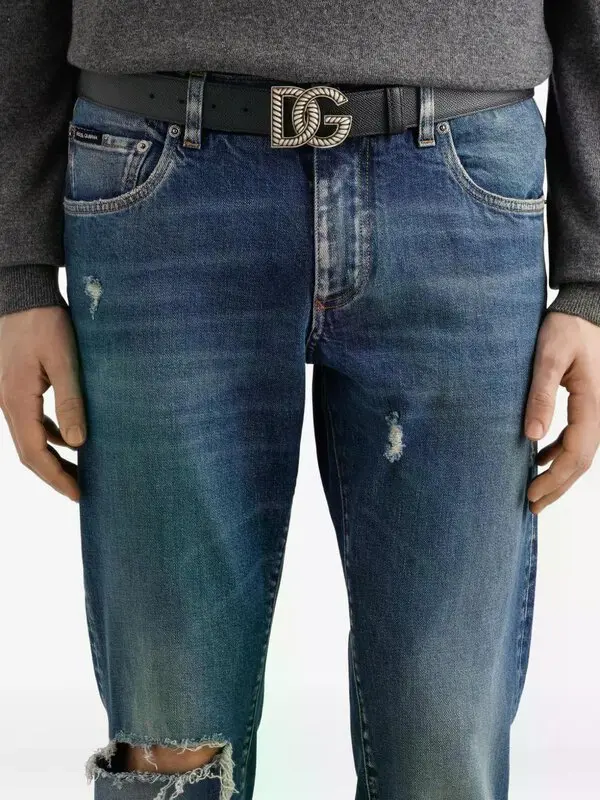 Dolce & Gabbana Alpine Logo-buckle Belt