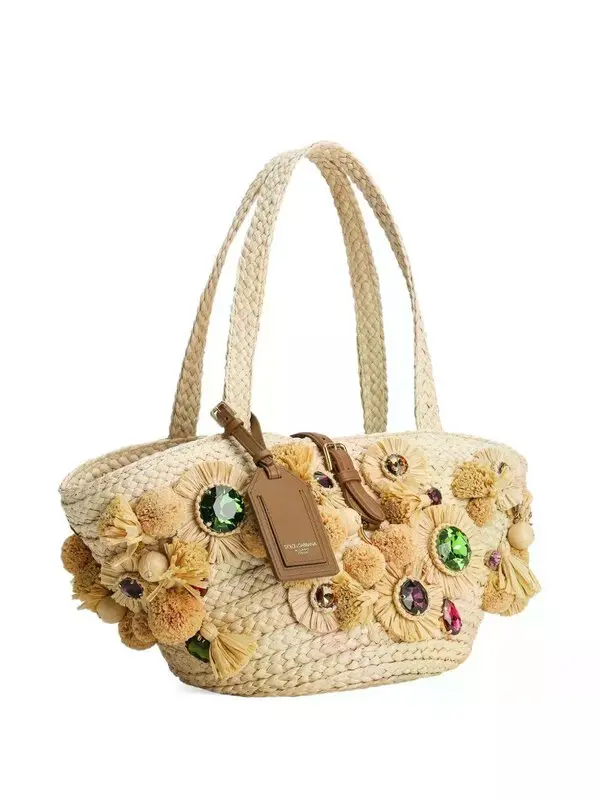 Dolce & Gabbana Capri Large Tote - Neutrals