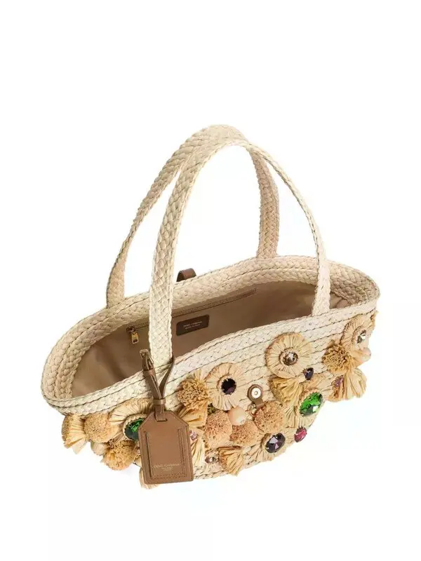 Dolce & Gabbana Capri Large Tote - Neutrals