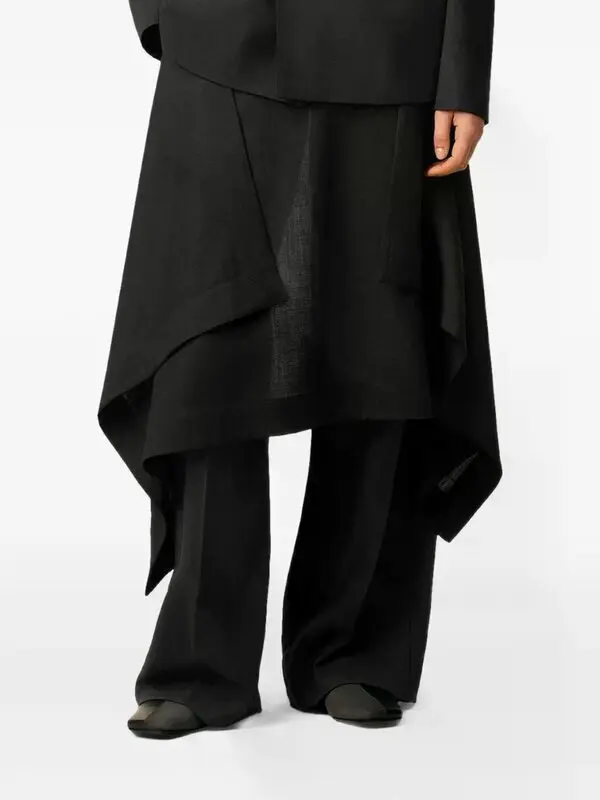 AMI Paris Layered Wool Trousers