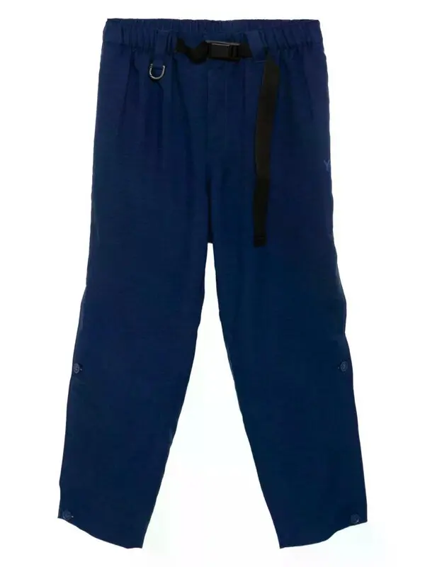 Y3 Belted Straight-leg Trousers